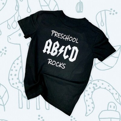 Preschool Rocks, Preschool Svg, Back to School Shirt, Rock and Roll ...