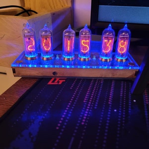 Nixie Tube Clock With IN-12 Tubes and Case Fully Assembled | Etsy