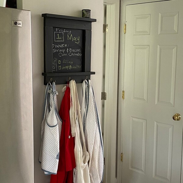 Chalk Board With Shelves - Mini Chalkboard - Craftsman Style - Country ...