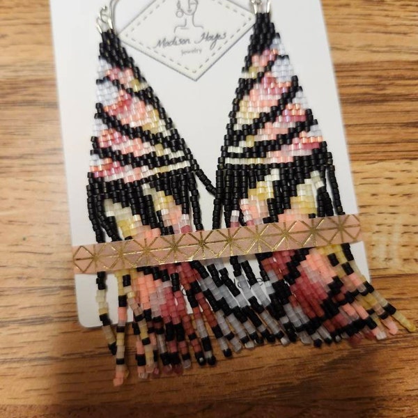 AURORA Beaded Loom Bracelet With Adjustable Closure - Etsy