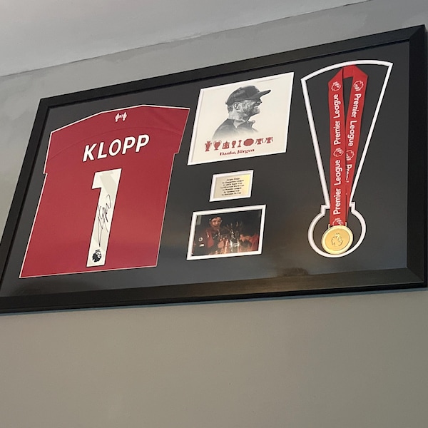 DIY Ready Made Football Shirt Frame for Your Adult Football Signed ...