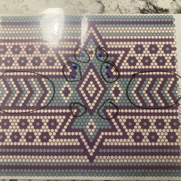 20oz 20ss Aztec 3 Color Rhinestone Template, Rhinestone Tumbler Pattern ...