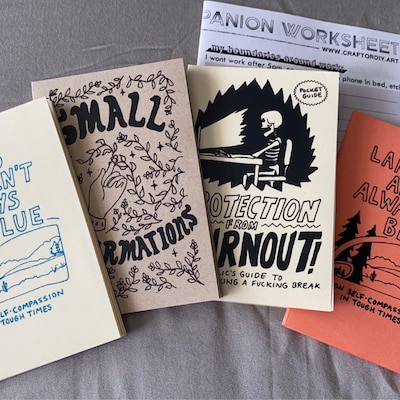 How to Make a Mini Zine Illustrated Mini Zine - Etsy