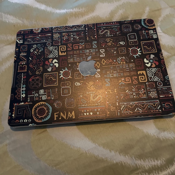 Initials MacBook Case Aesthetic Monogram MacBook Pro 13 14 Air 13 M2 M3 ...