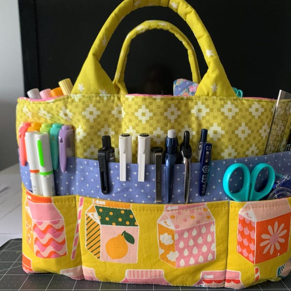 Organizer Bag Sewing PDF Pattern, Purse Organizer Pattern, Tote ...