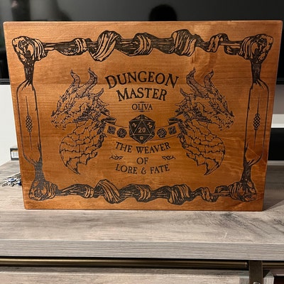 Custom Dungeon Master Screen Wooden RPG Screen Gift Table Top Games ...