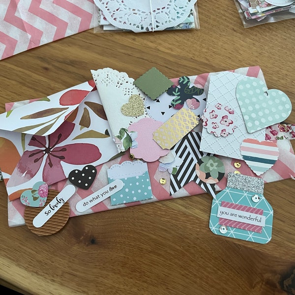 DIY KIT - Ticket Strip Embellishment Pk of 3/ephemera/papercraft ...