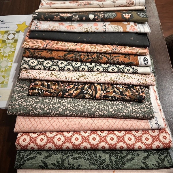 Curated Fat Quarter Bundle 16 Fat Quarters Art Gallery Fabrics Quilting Bundle Hand Selected - Etsy