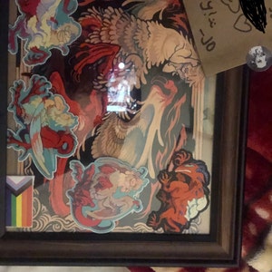 Red Dragon Falin Art Print 7.5x11 Dungeon Meshi Art - Etsy