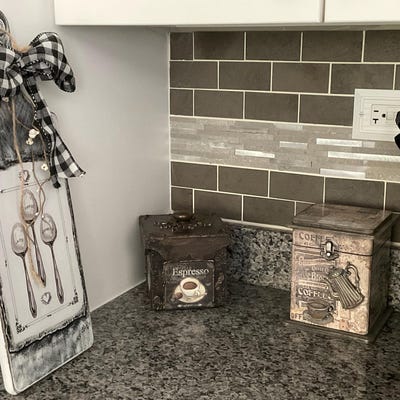 Vintage Tea Box, Tissue Box and Tray Tea Box With 9 Compartments Wooden ...