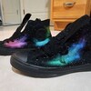 Buy Galaxy Converse, Galaxy Shoes, Galaxy Hi Tops, Custom Converse ...