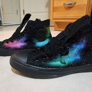 Buy Galaxy Converse, Galaxy Shoes, Galaxy Hi Tops, Custom Converse ...