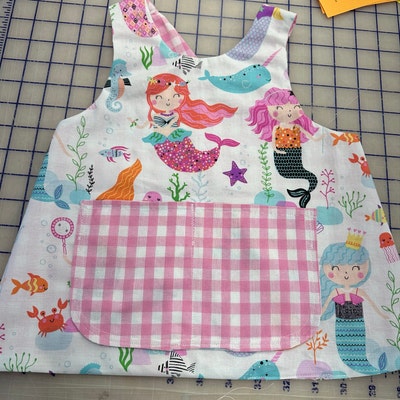Cute Apron Pattern, How to Make an Apron With Pockets, Toddler and Kids ...