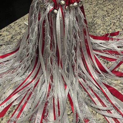 150 Ribbon Wedding Wands Send off Idea Ceremony Exit Ribbon Wedding ...