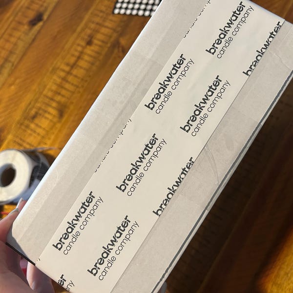 Branded Label Strips, Branded Tape Strips, Logo Label Strips, Packaging ...