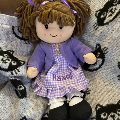 Personalized Cuddle Time Rag Dolls Ages 3 Soft Doll for Kids Plush Toy ...