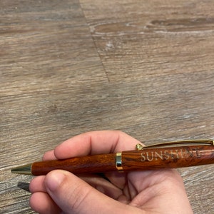 Personalized Wood Pen, Custom Pen, Wood Ballpoint Pen, Monogrammed Pen ...