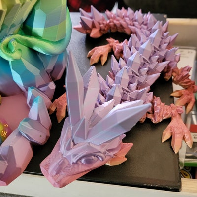 Mizu Element Dragon 3d Printed Articulated Dragon - Etsy