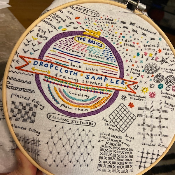 Drawing Stitches Sampler - Etsy
