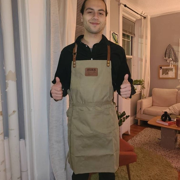 Dad's Gift Father's Day Gift Cool Dad Gift Custom Apron BBQ Apron ...