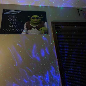 Shrek Tapestry Eboy Shrek and Egirl Fiona Funny Tapestrys Meme ...