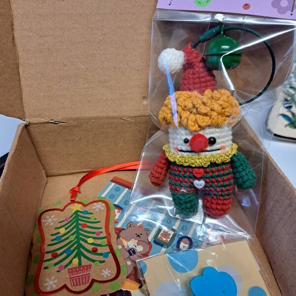 Clown Keychain, Crochet Amigurumi, Keychain,handmade, Gifts - Etsy