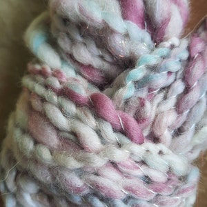 Chunky Handspun Pastel Rainbow Yarn. 50 Grams 18 Metres. - Etsy