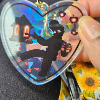 Eddie Dear welcome Home Two-sided Holographic Charm - Etsy
