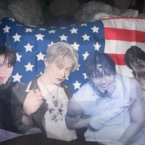 Seventeen Hoshi Horanghae Pose Flag Banner, Hoshi American Tapestry ...