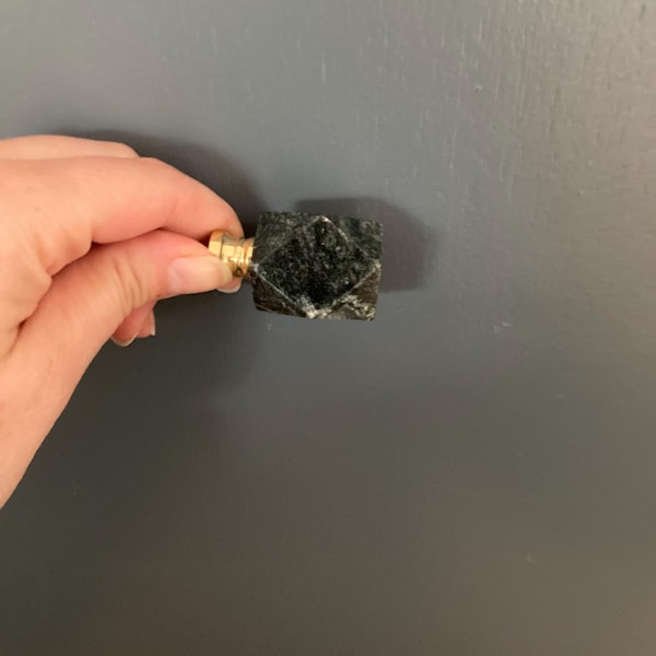 Green Prism Geo Marble Stone Knob Drawer Pulls, Drawer Knobs, Cabinet ...