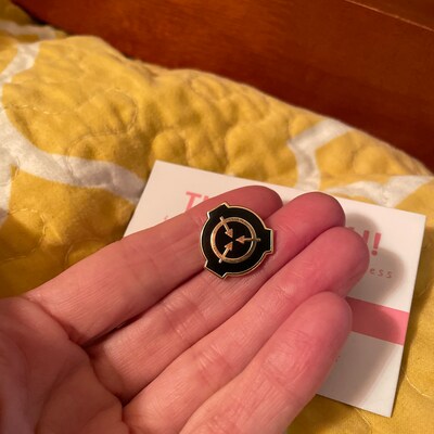 SCP Foundation Logo Hard Enamel Mini Gold Pin - Etsy