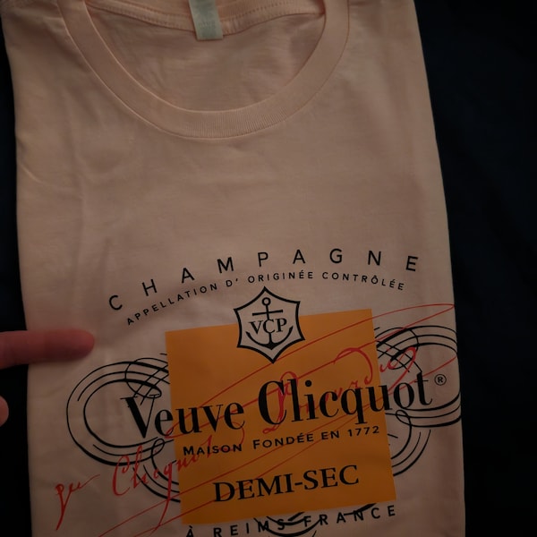 Champagne Veuve Rose Shirt, Champagne Tennis Club Tee, Veuve Rose Bride ...
