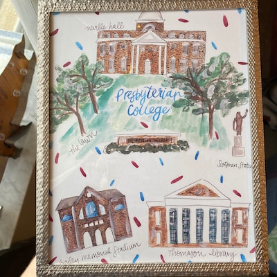 Anderson University Map Print - Etsy