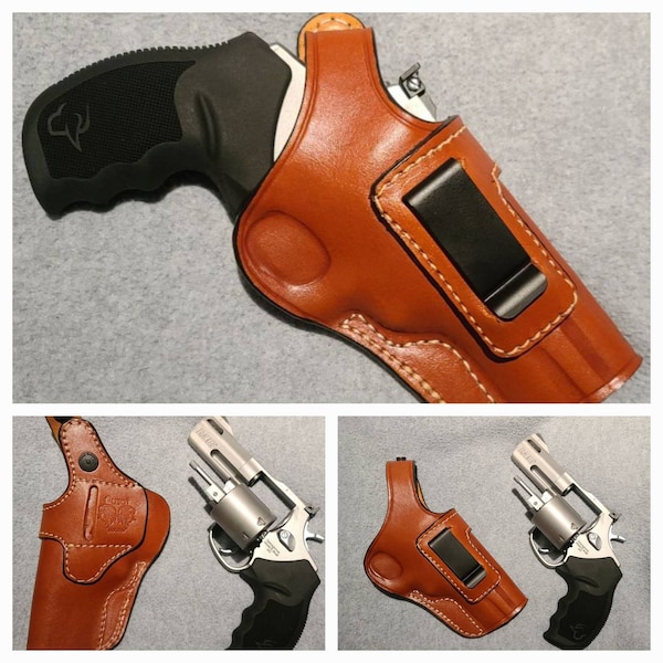 Revolver Taurus Series 357MAG/38SPL Premium Leather 2-2,5-3-4 Inch IWB ...