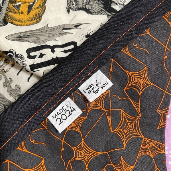 Made in 2025 | Cotton Luxe Labels | 6 Pack | Woven Garment Labels for ...