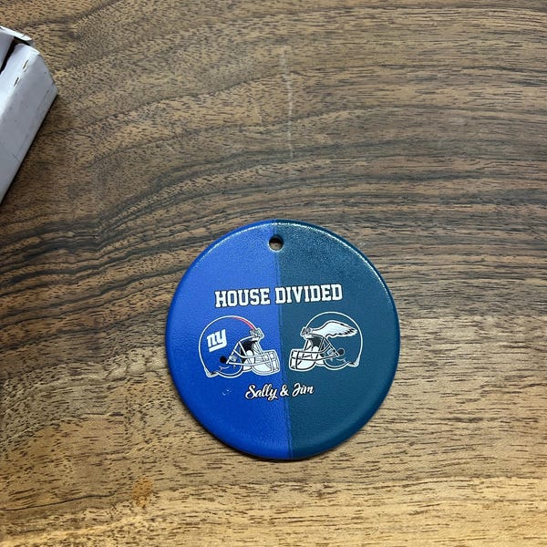 Custom Two Football Team Jersey, House Divided Football Jersey, House ...