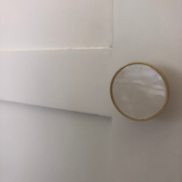 Brass Shell Handmade Drawer Knobs Pulls Handles/dresser Knobs Cabinet ...