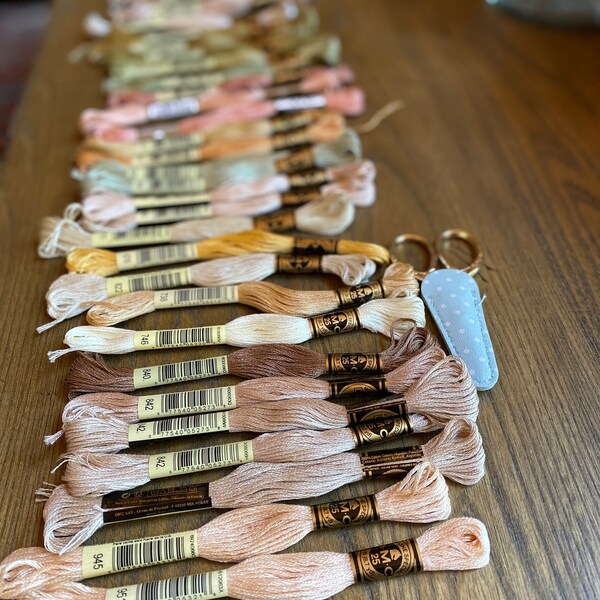 DMC Floss, 3011 Thru 3756, Embroidery Floss, Add'l Colors See Link in ...