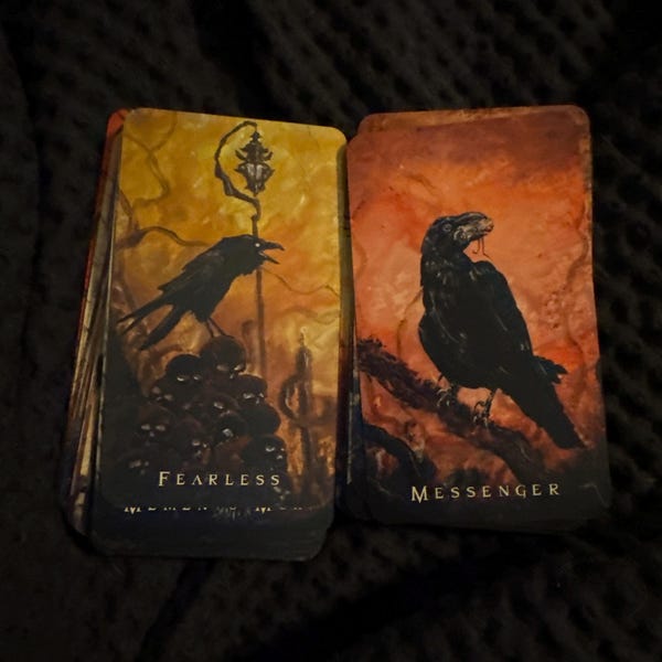 Wisdom of the Raven Oracle Deck - 52 Card Oracle Deck Featuring ...