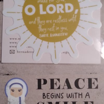 Catholic Saints With Quotes Poster Print. Saint Pattern Wall Art. First ...