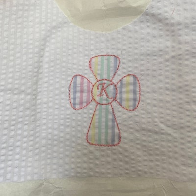 Cross Monogram Applique Design Machine Embroidery Design INSTANT ...