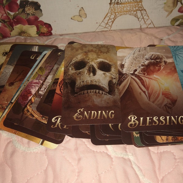 CUSTOM PREORDER: Victorian Steampunk Oracle Deck With Meanings Tarot ...