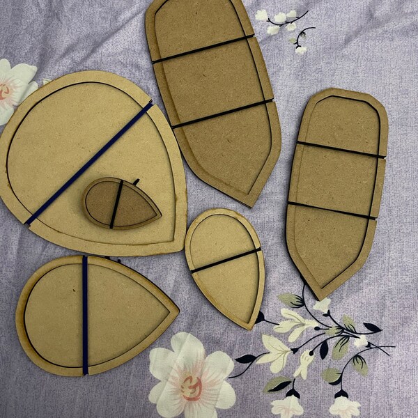 Macrame Feather/leaf Template/jig for Perfect Cutting and Shaping of ...