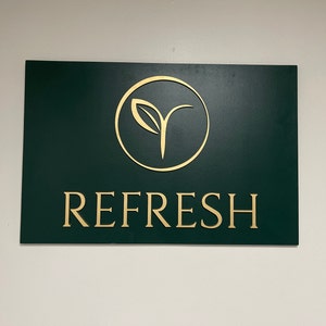 Custom Laser Cut 3D Layered Logo Sign on Clear Acrylic With - Etsy