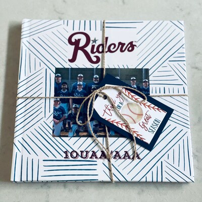 Baseball Printable Gift Tag, Thanks for a Great Season Favor Tag, End ...