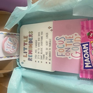 Little Reminders Keyrings Mental Health Affirmation Gift Therapist Gift ...