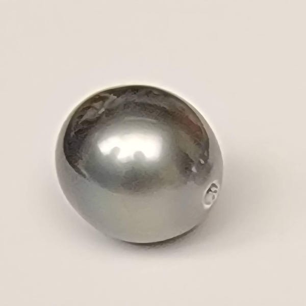 11-12mm Tahitian Pearl Drop With High Luster and Natural Color With ...
