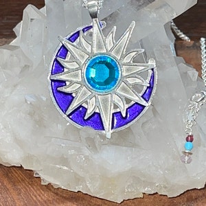 Sterling Silver Bright Finish Twitches Sun/moon Pendant 15 Year ...