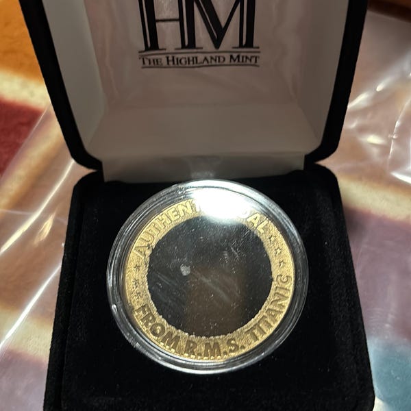 RMS Titanic Coal Coin - Limited Edition - Etsy