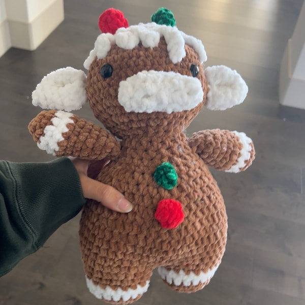 DIGITAL PATTERN: Gingerbread Cow Crochet Plushie - Etsy